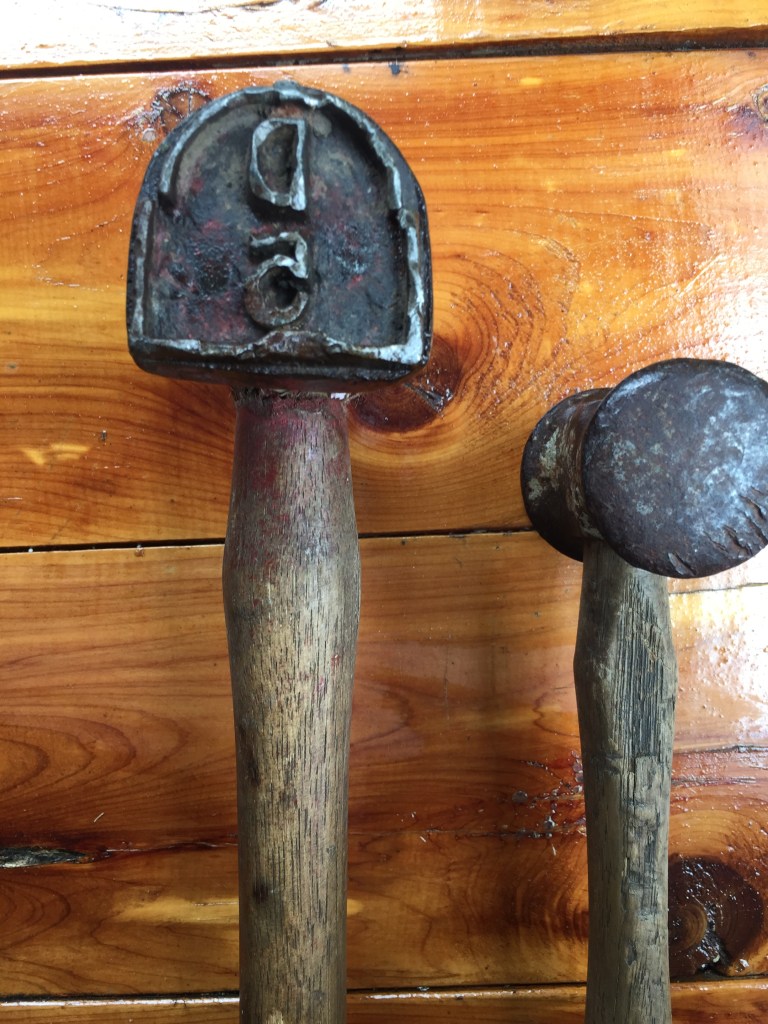 Antique Timber Branding Stamp Hammer (2019) | Brandon Ray Kirk